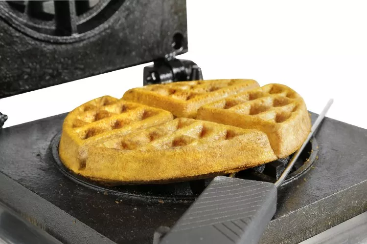 Different types of waffles with a commercial waffle maker - Roller Grill