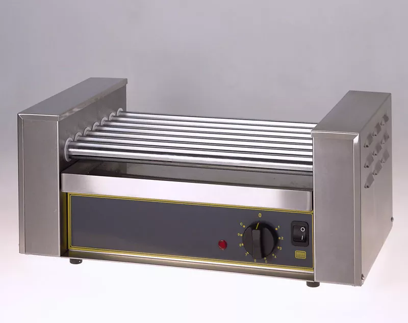 Hot-dog concepts : Professional sausage heater with 7 rollers