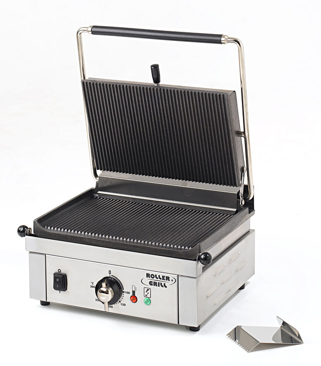 Machine à panini professionnelle : contact grill panini Roller Grill