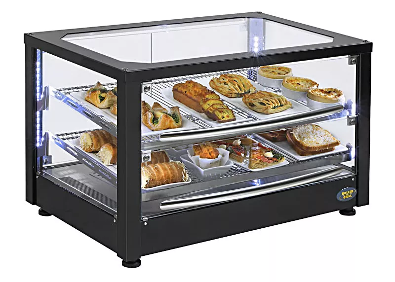 Heated display : Self-service heated display showcase - 2 grids